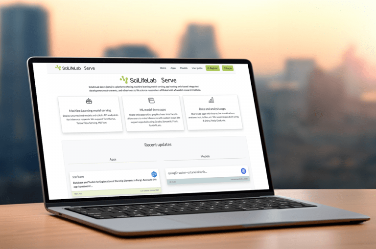 SciLifeLab Serve opens for users to share machine learning models and data science apps - SciLifeLab